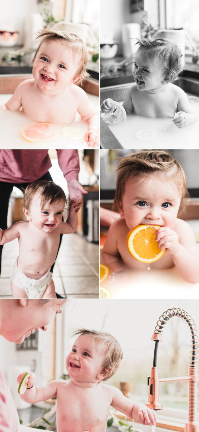 Baby Milestone Sessions | In-Home Photography - MB Bryant Images